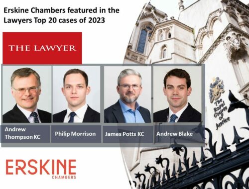The Lawyer Top 20 Cases of 2023 - Erskine Chambers