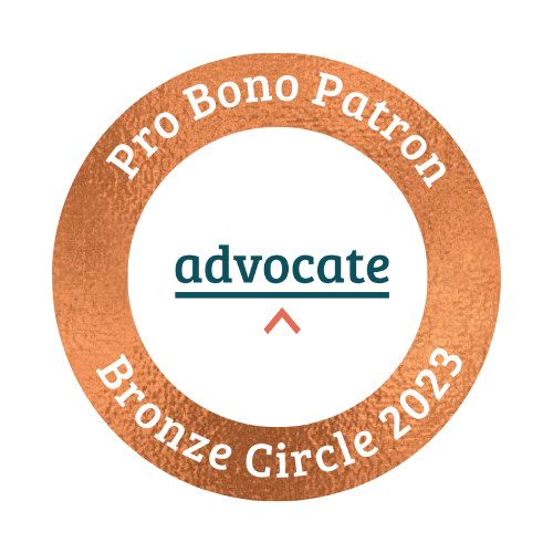 Advocate - Bronze Pro Bono Patron - Erskine Chambers