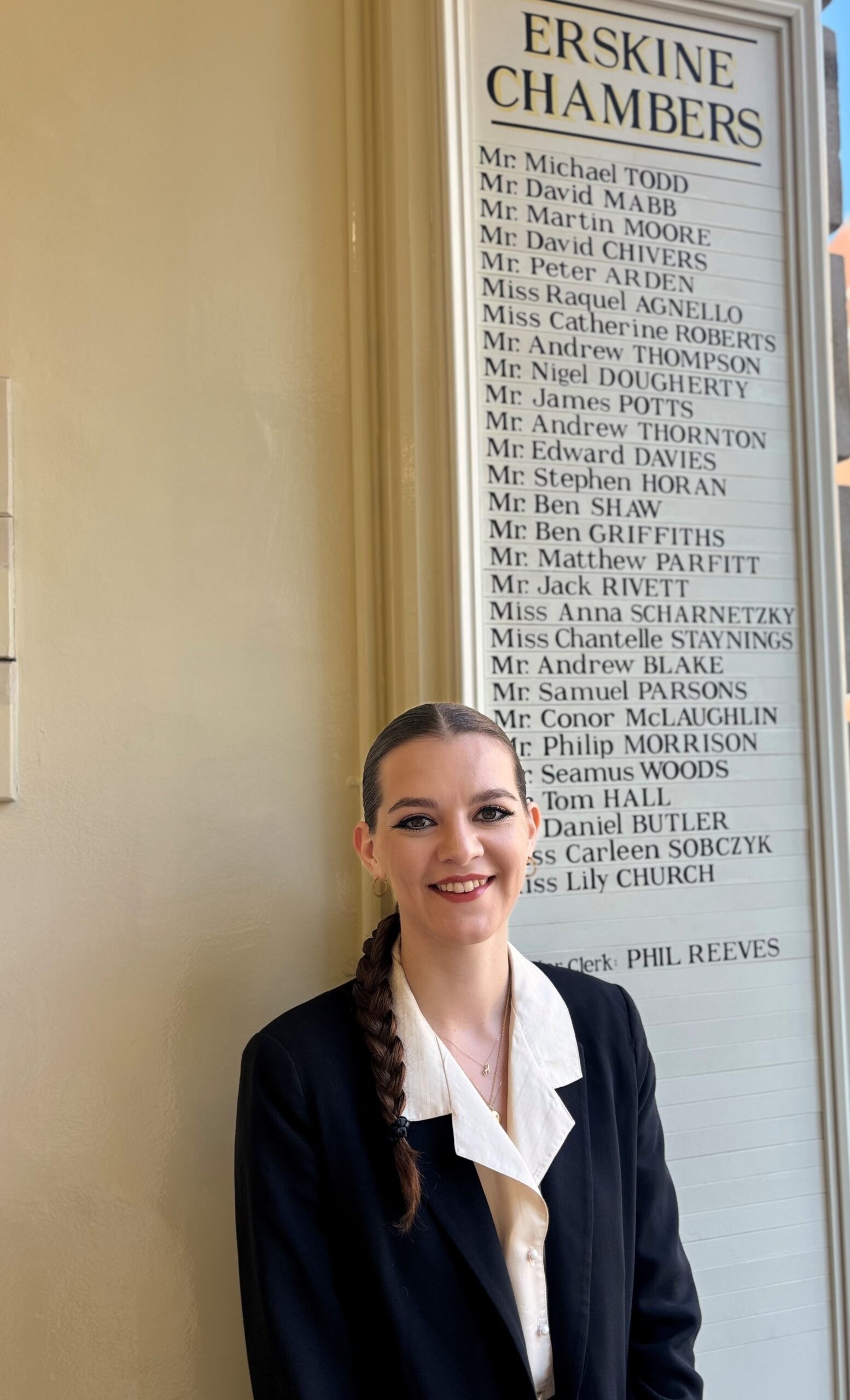 Erskine Chambers welcomes new tenant Olivia Tolson - Erskine Chambers