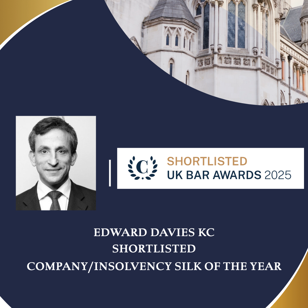Edward Davies KC shortlisted for Company/Insolvency Silk of the Year at ...