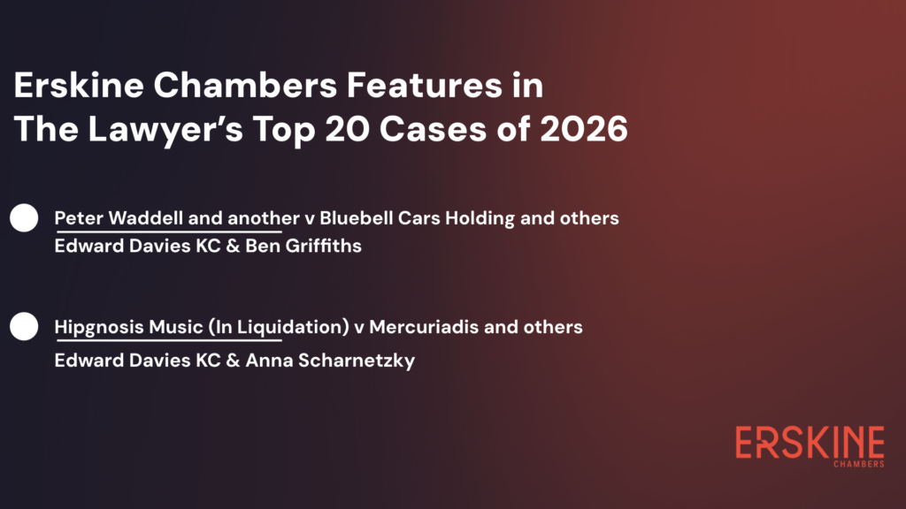 Erskine Chambers recognised in The Lawyers Top 20 Cases of 2026 ...